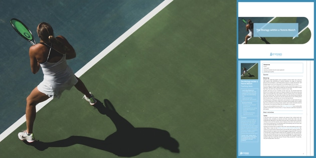 Wimbledon: The Biology within a Tennis Match Lesson Pack