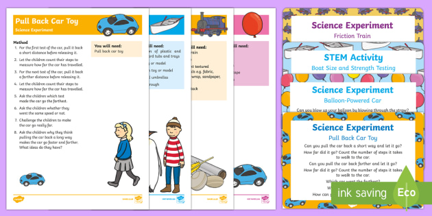 Transport Science Experiments Resource Pack (teacher made)