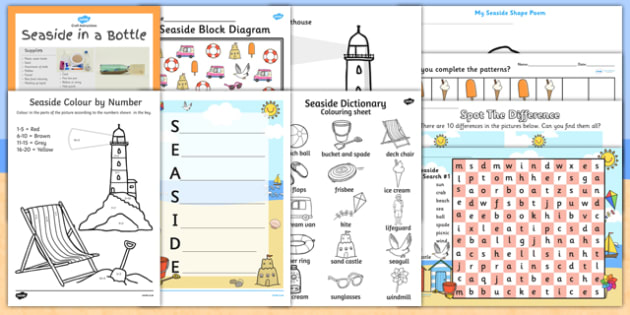 KS1 Seaside Activities Pack - Primary Resources
