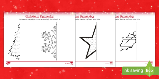 Complete the Picture Christmas Worksheets (teacher made)
