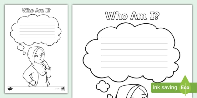 Who Am I? Activity Sheet (teacher made)