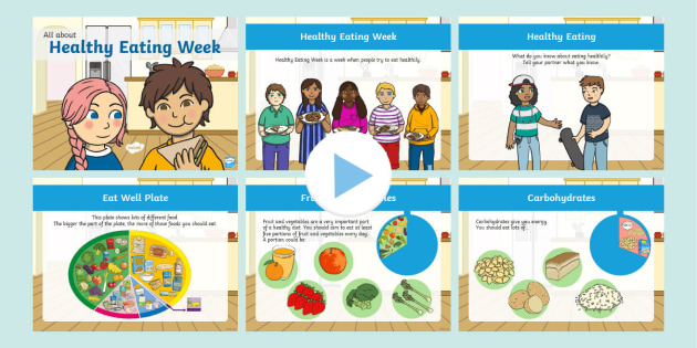 EYFS All about Healthy Eating Week PowerPoint - 11th