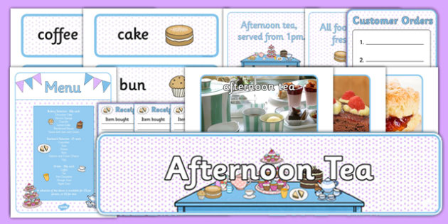 Afternoon Tea Role Play Pack (teacher made)