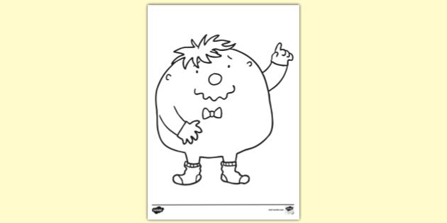 FREE! - Mr Whoops A Daisy Colouring | Colouring Sheets