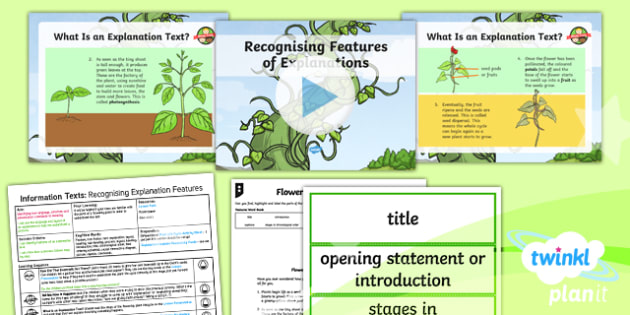 Plants: Jack and the Beanstalk: Information Texts 1 Y3 Lesson Pack