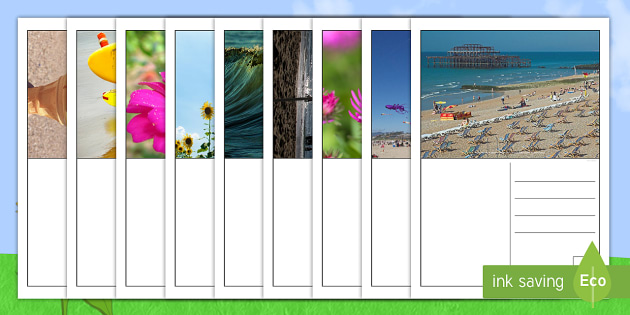 Summer Postcards Writing Activity- (teacher made)