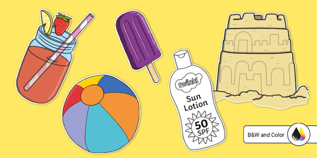 Summer Cut-Outs (teacher made)