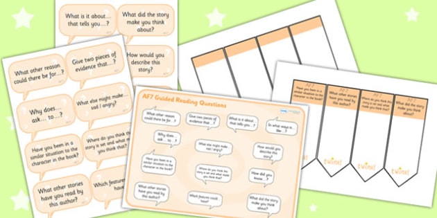 AF7 Guided Reading Resource Pack (teacher made)