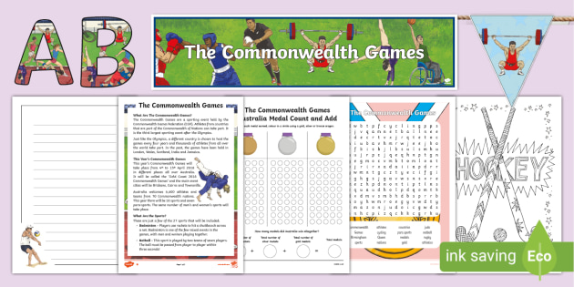 Commonwealth Games 3-6 Resource Pack (teacher made)