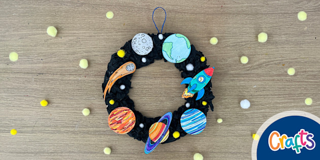 Solar System Paper Plates Crafts