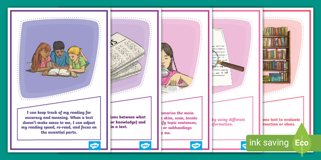 Reading Progression Poster Pack - End of Year 6