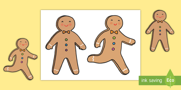 The Gingerbread Man Cut-Outs