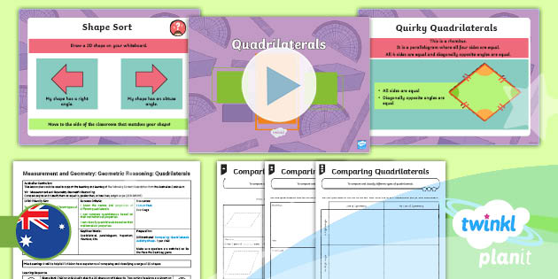 Year 4 Geometric Reasoning: Geometric Shapes Lesson 2