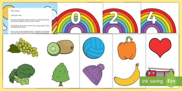 The Rainbow Mix-Up Counting Activity Resource Pack