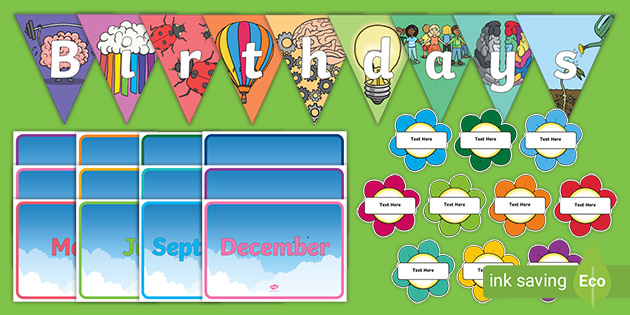 Growth Mindset Birthday Display (teacher made)