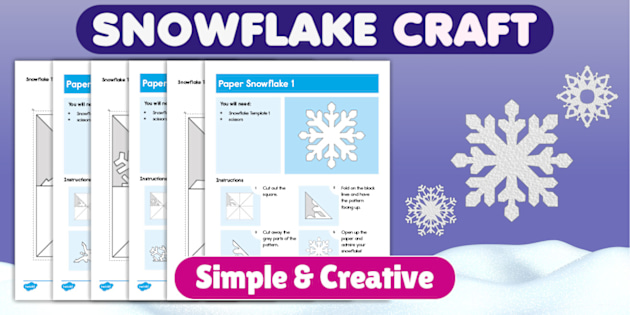 Winter Snowflakes | twinkl.com