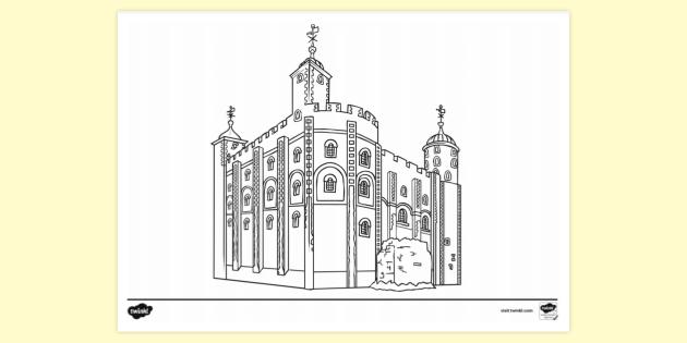 FREE! - Tower of London Colouring Page | Colouring Sheets