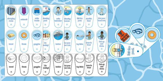 Swimming Lessons Communication Fan