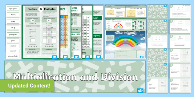 PlanIt Maths Y5 Multiplication and Division Display Pack