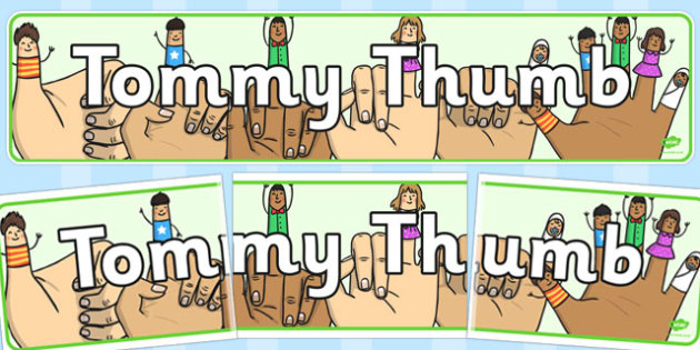 Tommy Thumb Display Banner