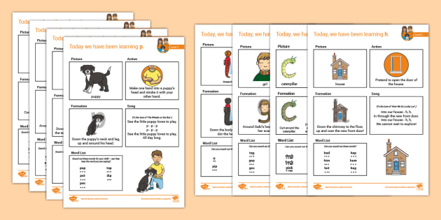 Level 2 Phonics Parents Information Sheet Bumper Pack