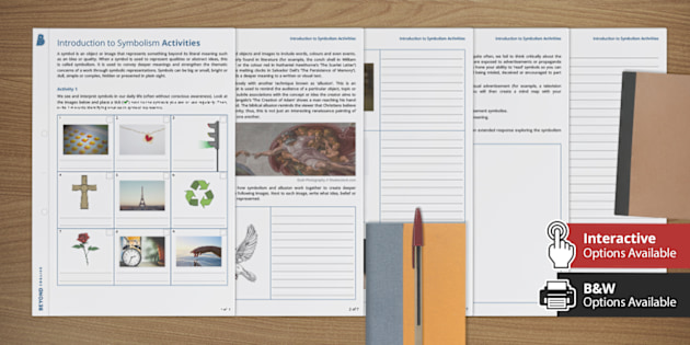 Symbolism Examples Definition Worksheets For Kids