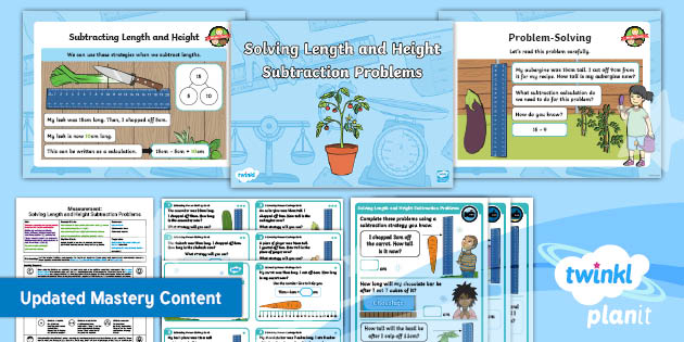 👉 Y1 Understanding Length and Height PlanIt Maths Lesson 3