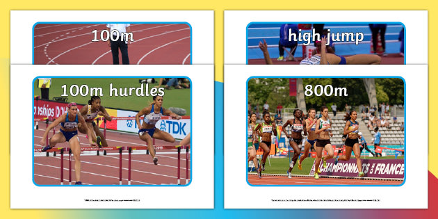 Heptathlon Display Photos (teacher made)