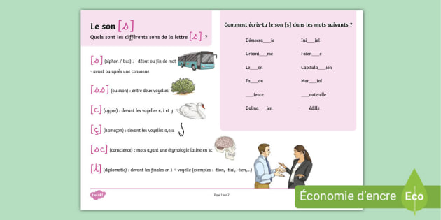 Le son [s] (teacher made)