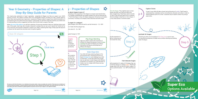 Geometry Guides | twinkl.ca