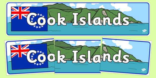 FREE! - Cook Islands Display Banner (teacher made)