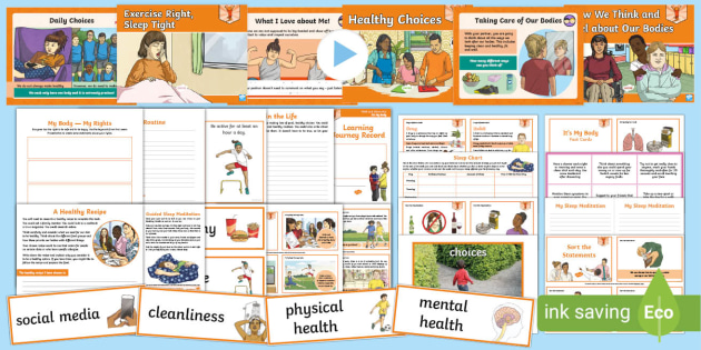 PSHE and Citizenship UKS2 It's My Body Unit Pack
