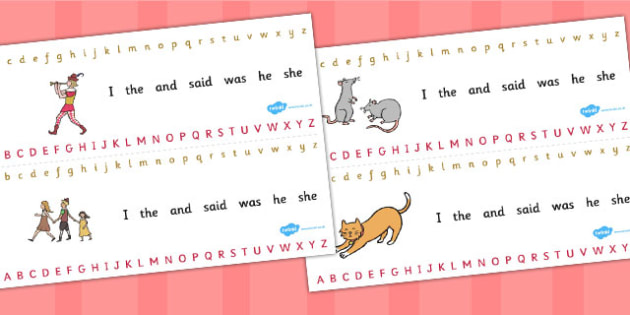 The Pied Piper Alphabet Strips