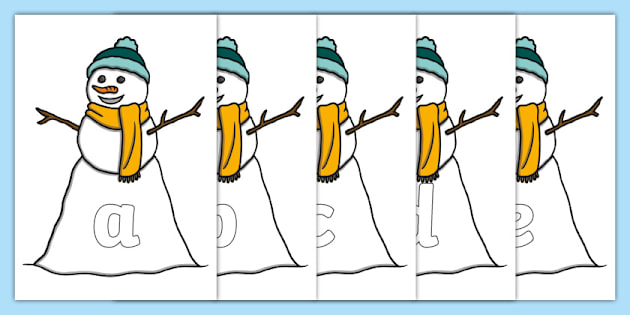Winter Alphabet Posters | twinkl.co.uk