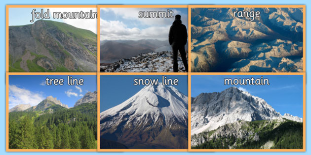 Magnificent Mountains Display Photos (teacher made)