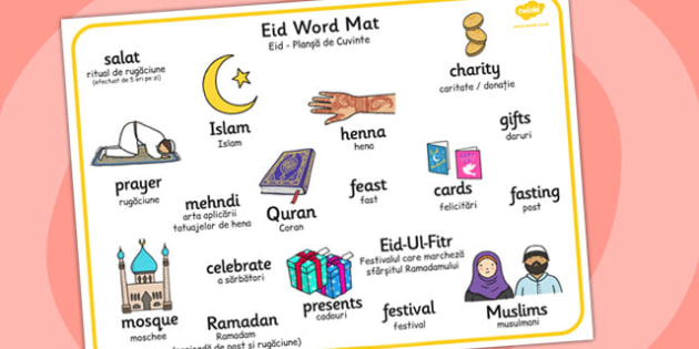 Eid-ul-Fitr Word Mats | twinkl.co.uk