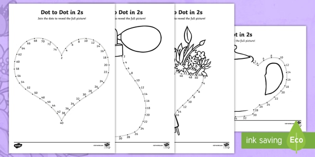 Fun Mother's Day Dot-to-Dot Worksheet (creat de profesori)