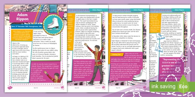 Adam Rippon (teacher made)