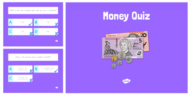 Money Maths PowerPoint Quiz (teacher made)