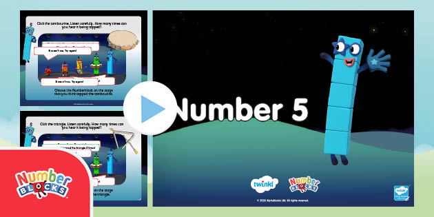 Numberblocks: Number 5's Band (teacher made)