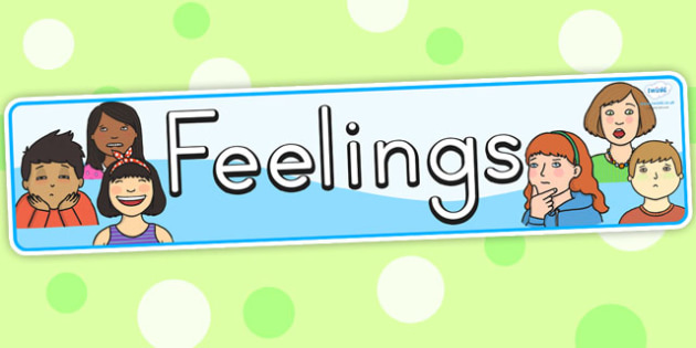 FREE! - Feelings Display Banner (teacher made)