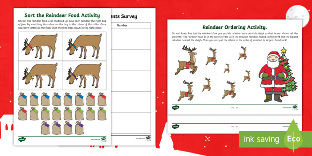 CfE Early Level Christmas Information Handling Activity Pack