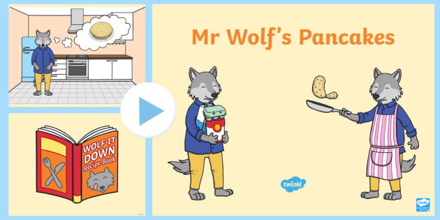 PowerPoint to Support Teaching on Mr Wolf's Pancakes