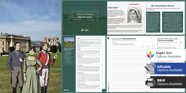 Pride and Prejudice Main Characters - Lesson Pack 1 | Beyond
