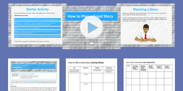 How to Plan a Good Story: Story Planning Lesson Pack