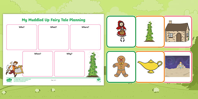 Fee! Fi! Fo! Fum! Muddled Up Fairy Tales Resource Pack