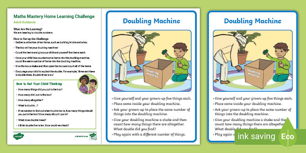Doubling - Maths Mastery - EYFS Foundation Planning Resources