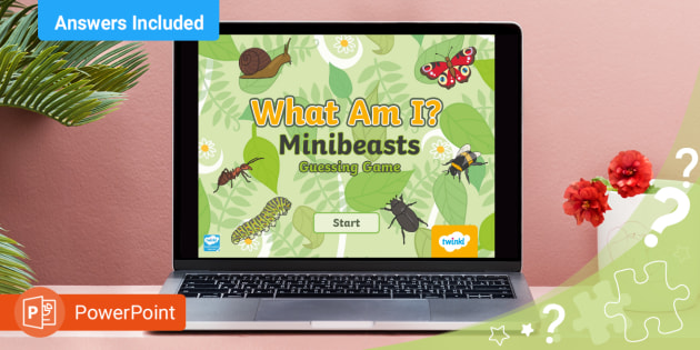 What Am I? Minibeast Guessing Game PowerPoint - Kids Puzzle