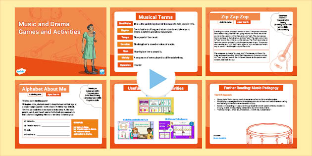 Music and Drama Games and Pedagogy Presentation