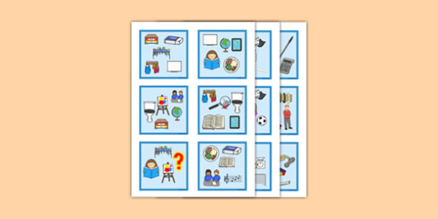 Advanced Snap Card Game School (teacher made)